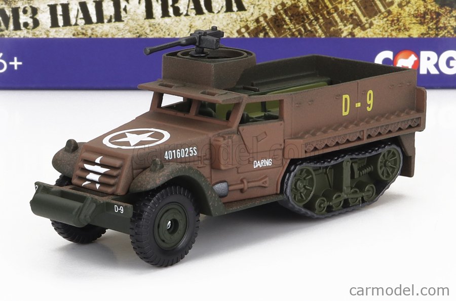 CORGI CS90631 Scale 1/64 | TANK HALF TRUCK M3 CINGOLATO 1942 - CM. 9.0 ...
