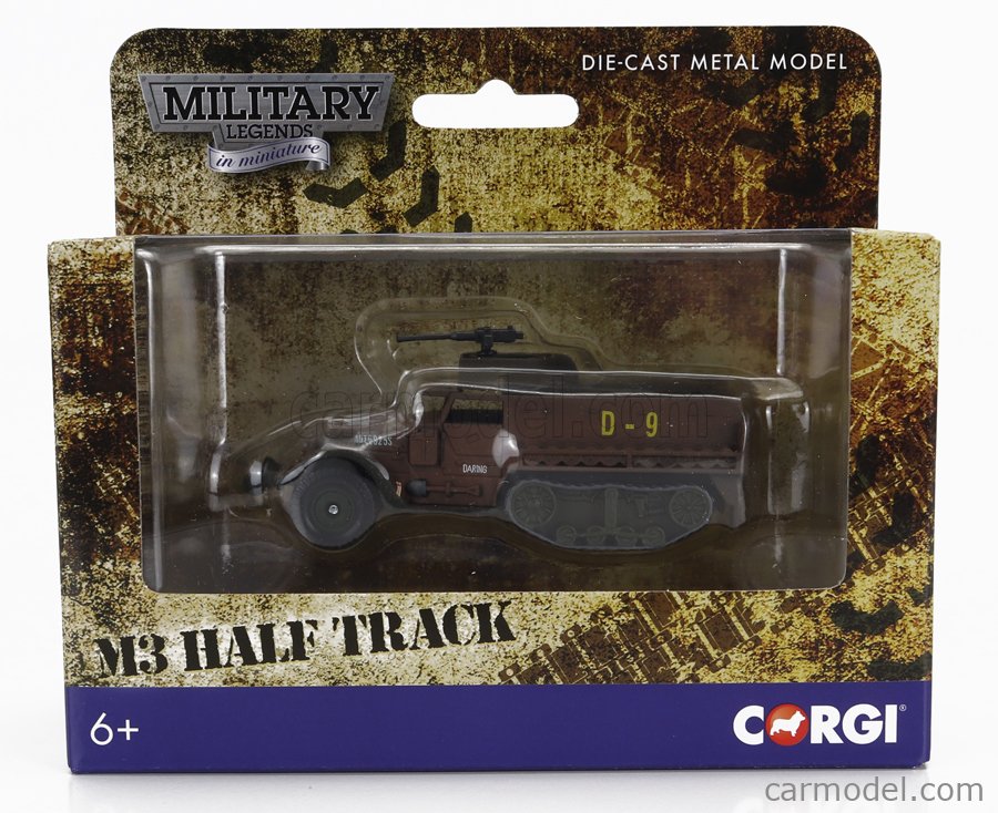 CORGI CS90631 Scale 1/64 | TANK HALF TRUCK M3 CINGOLATO 1942 - CM. 9.0 ...