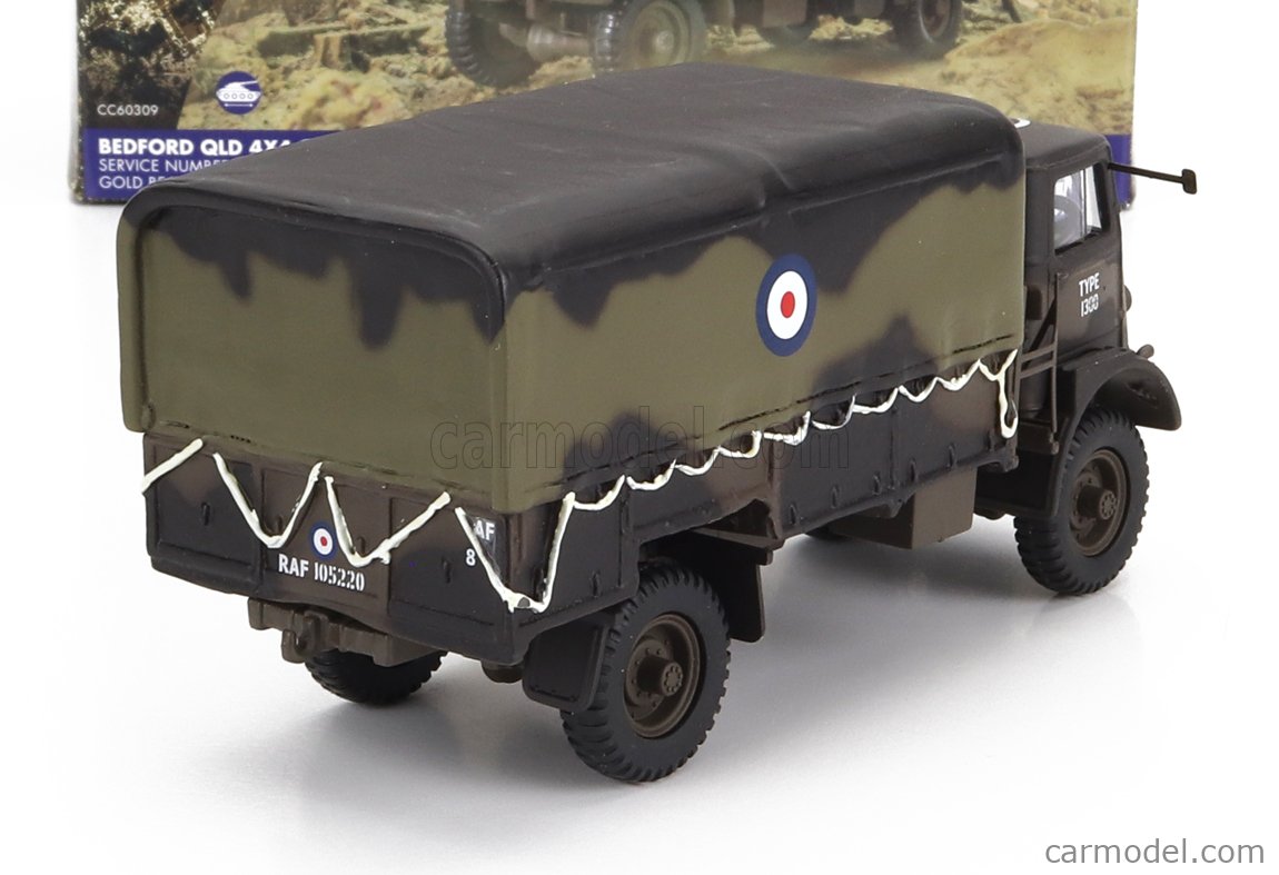 CORGI CC60309 Scale 1/50 | BEDFORD QLD 4x4 TRUCK TELONATO 1944 MILITARY ...