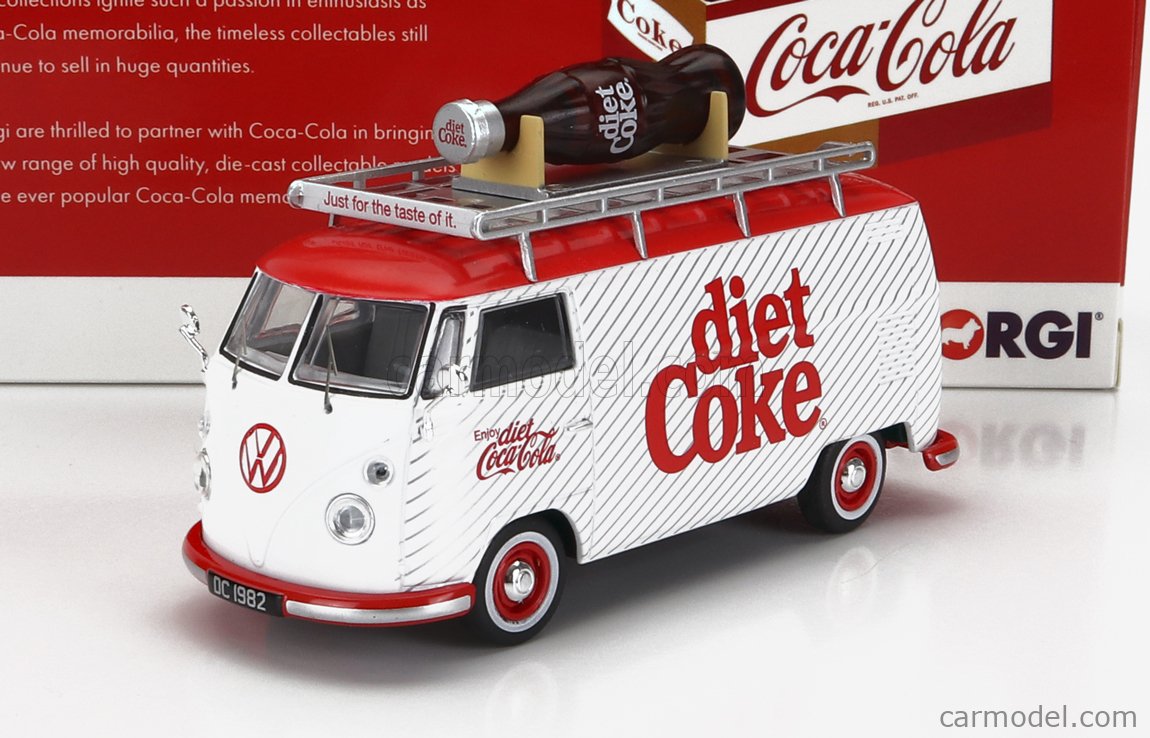 CORGI CC02747 Scale 1/43 | VOLKSWAGEN T1 VAN DIET COKE COCA-COLA 1965 ...