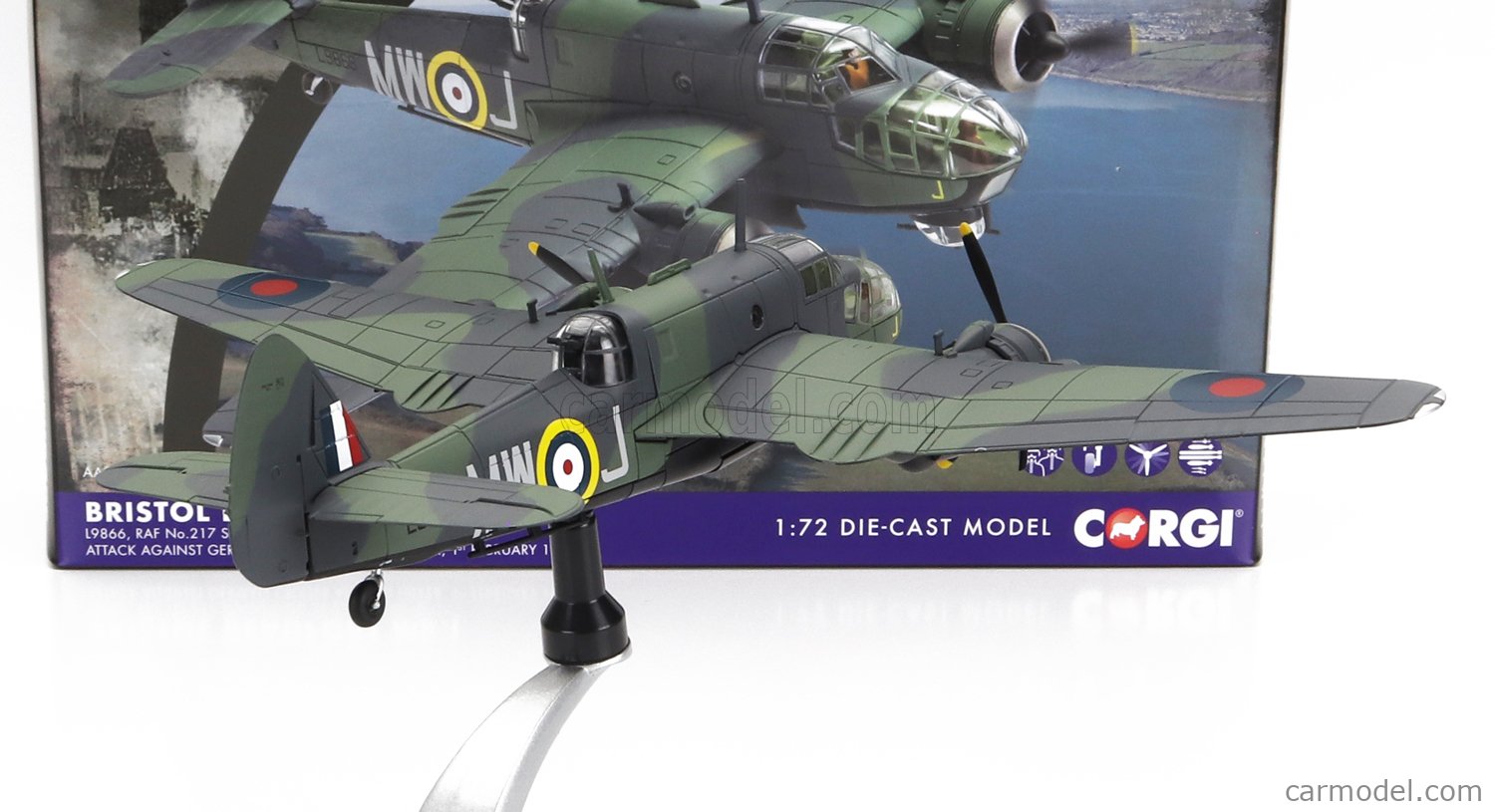 CORGI AA28902 Scale 1/72 | BRISTOL BEAUFORT MKI MILITARY AIRPLANE 1941 ...