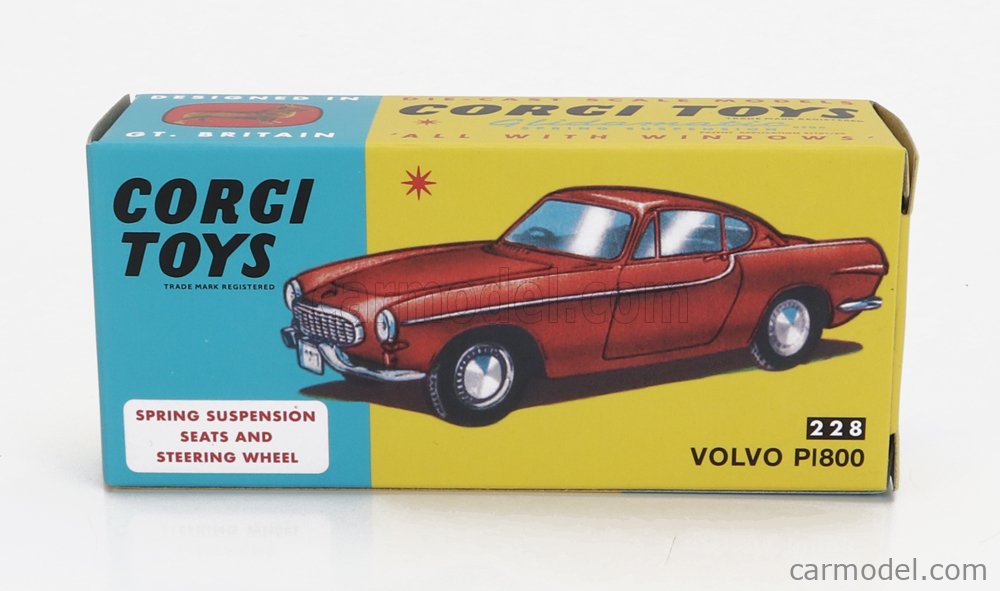 CORGI RT22801-228 Escala 1/43 | VOLVO P1800 COUPE 1965 RED