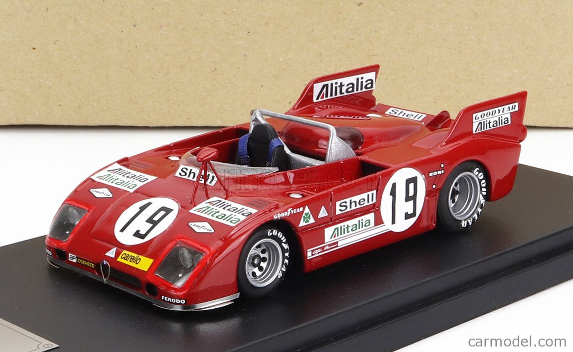 CIEMME43 FAST24 Scala 1/43 | ALFA ROMEO T33 TT3 3.0L V8 TEAM AUTODELTA SPA N 19 24H LE MANS 1972 ...