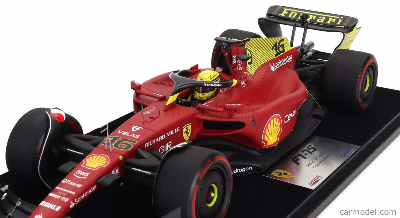 LOOKSMART LS18F1045 Scale 1/18 | FERRARI F1-75 SCUDERIA FERRARI N 16 ...