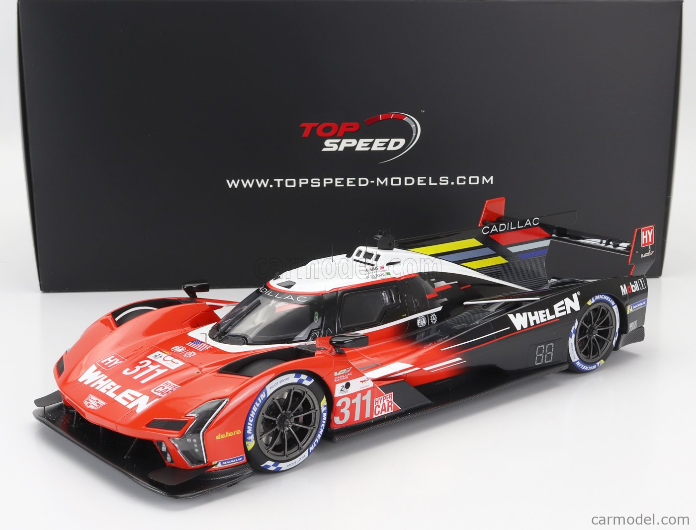 TRUESCALE TS0507 Scale 1/18 | CADILLAC V-SERIES R 5.5L V8 TEAM WHELEN ENGINEERING CADILLAC ...