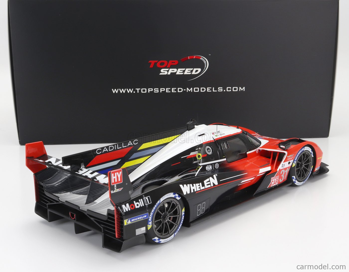 TRUESCALE TS0507 Scale 1/18 | CADILLAC V-SERIES R 5.5L V8 TEAM WHELEN ENGINEERING CADILLAC ...
