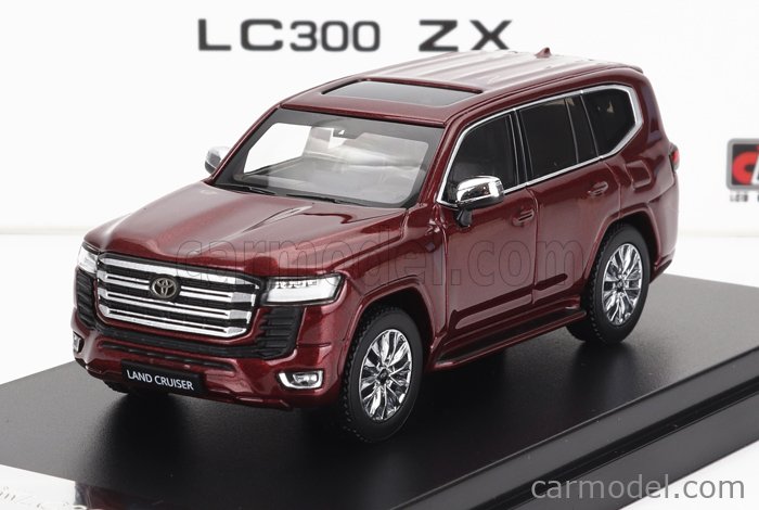 LCD-MODEL LCD64027-ZX-RE Scale 1/64 | TOYOTA LAND CRUISER LC300-ZX 2022 RED