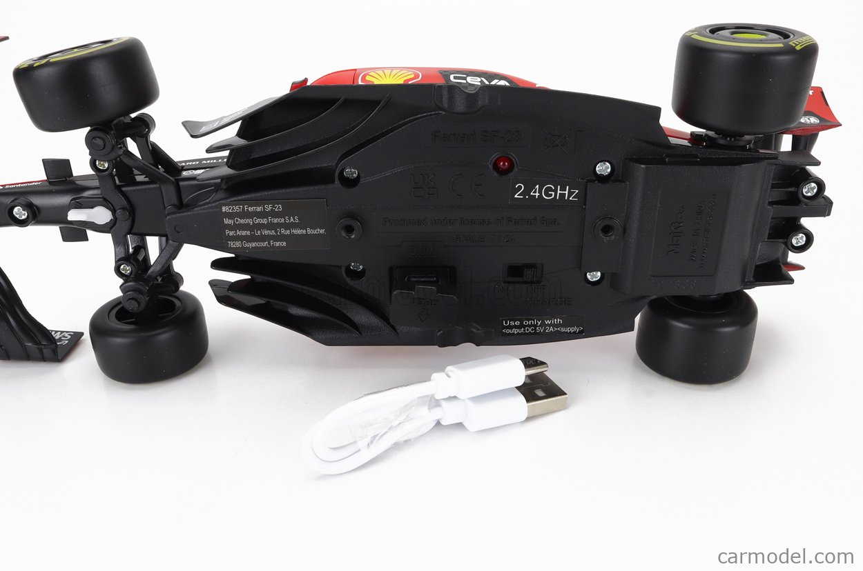 MAISTO 82357-SA-RC Scale 1/24 | FERRARI F1 SF-23 TEAM SCUDERIA FERRARI ...