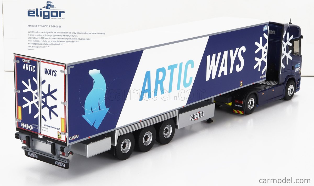 ELIGOR 117780 Scale 1/43 | SCANIA S500 TRUCK SEMI-FRIGO ARTIC WAYS ...