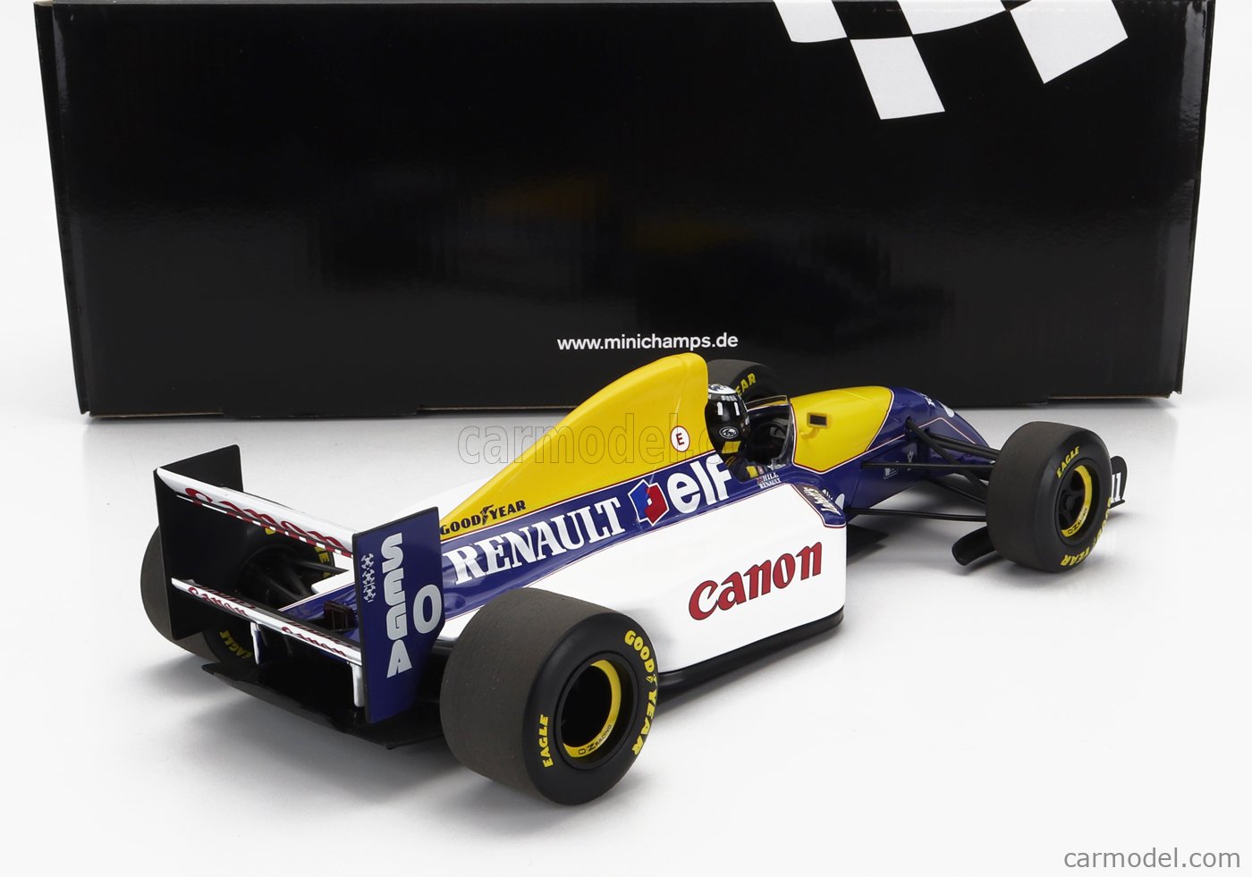 MINICHAMPS 180930000 Scale 1/18 | WILLIAMS F1 FW15C RENAULT N 0 SEASON 1993 DAMON HILL BLUE ...