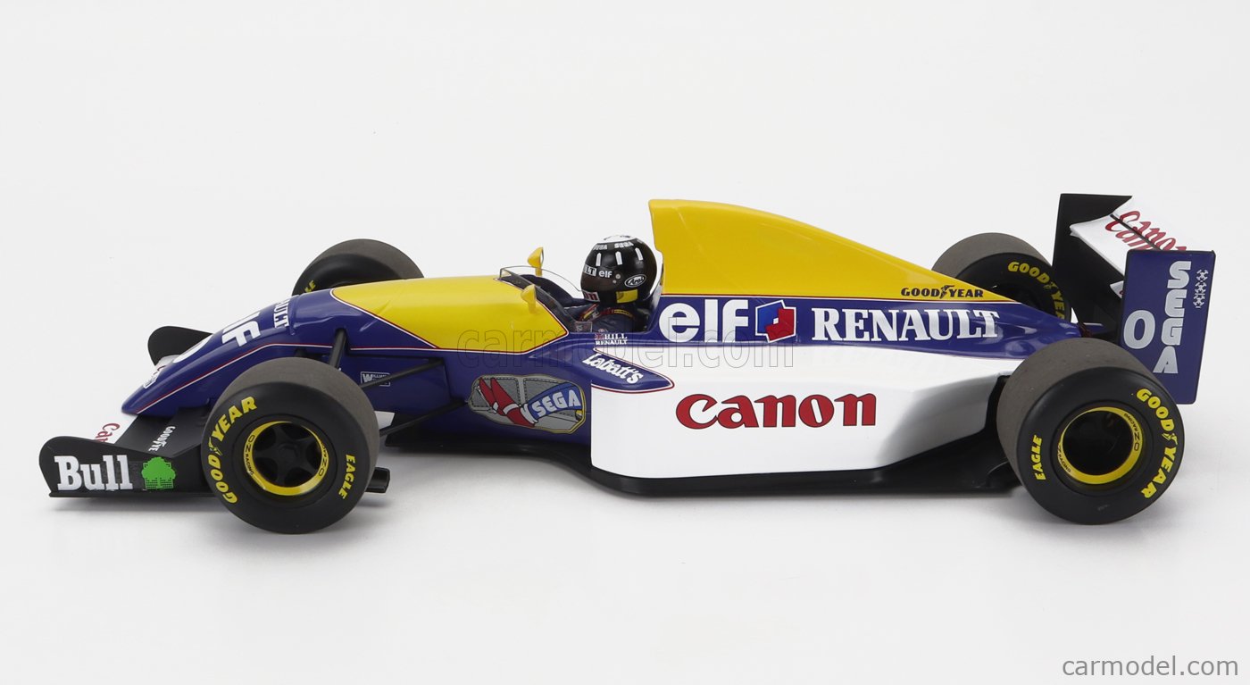 MINICHAMPS 180930000 Scale 1/18 | WILLIAMS F1 FW15C RENAULT N 0 SEASON 1993 DAMON HILL BLUE ...