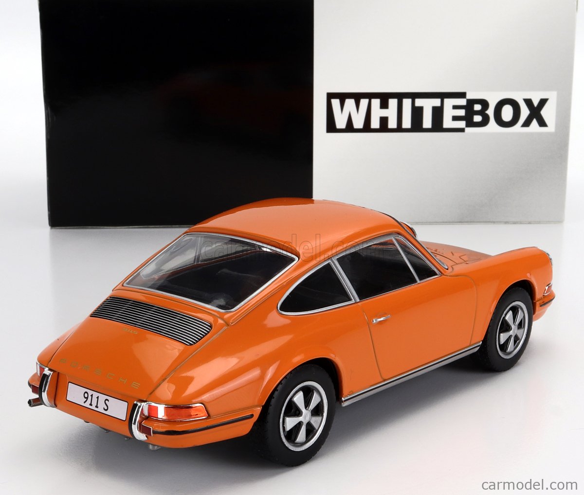 WHITEBOX WB124174 Scale 1/24 | PORSCHE 911 S COUPE 1968 ORANGE