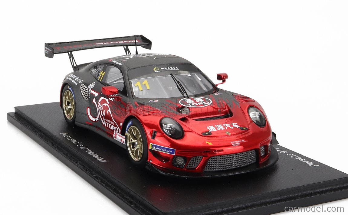 SPARK-MODEL SA265 Scale 1/43 | PORSCHE 911 GT3 R TEAM TORO RACING N 11 ...