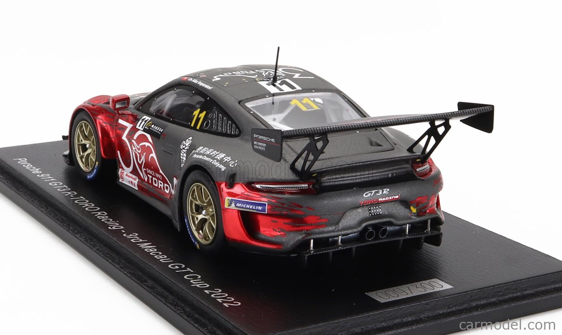 SPARK-MODEL SA265 Scale 1/43 | PORSCHE 911 GT3 R TEAM TORO RACING N 11 ...