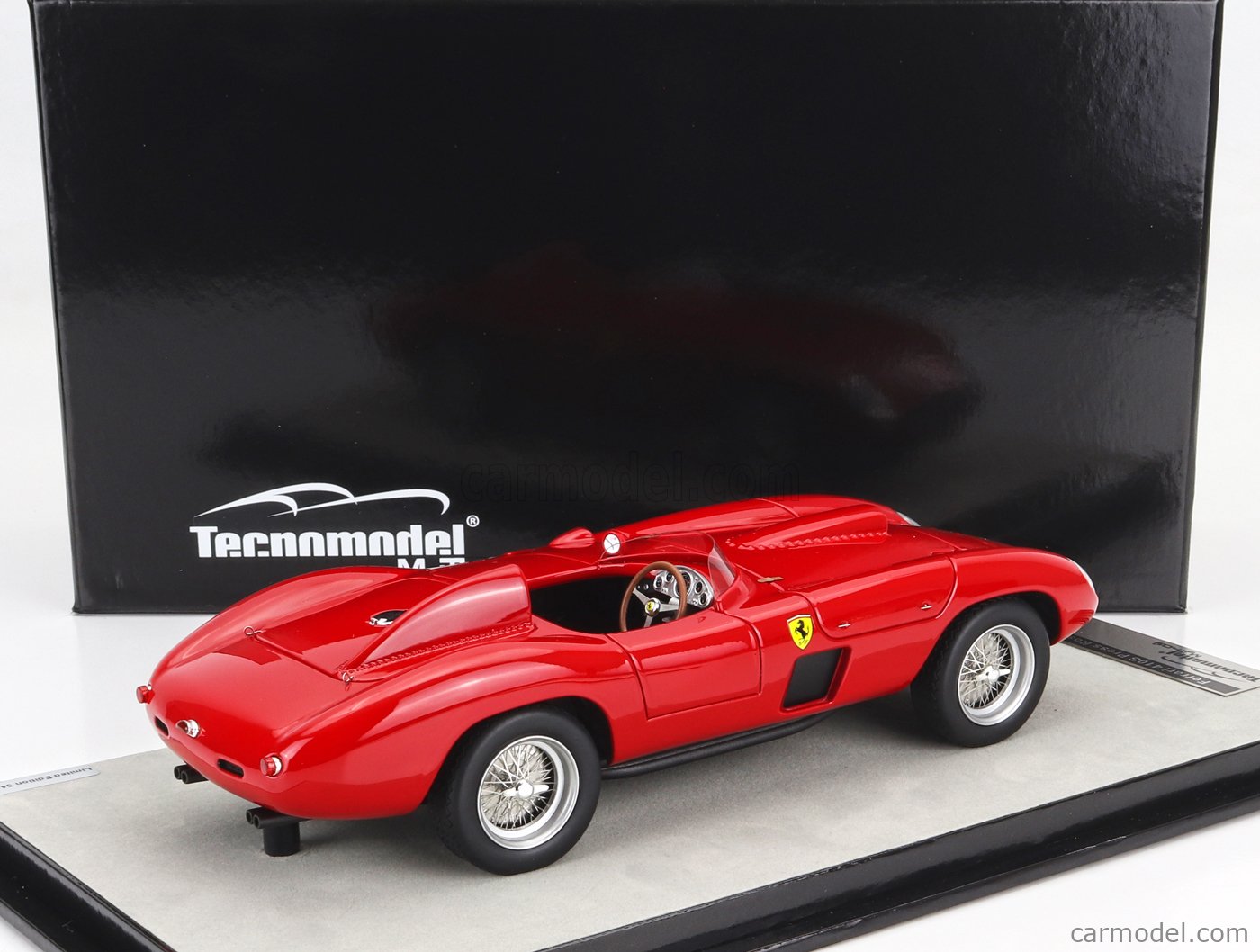 TECNOMODEL TM18-280A Scale 1/18 | FERRARI 410S PRESS VERSION 1956 ROSSO ...