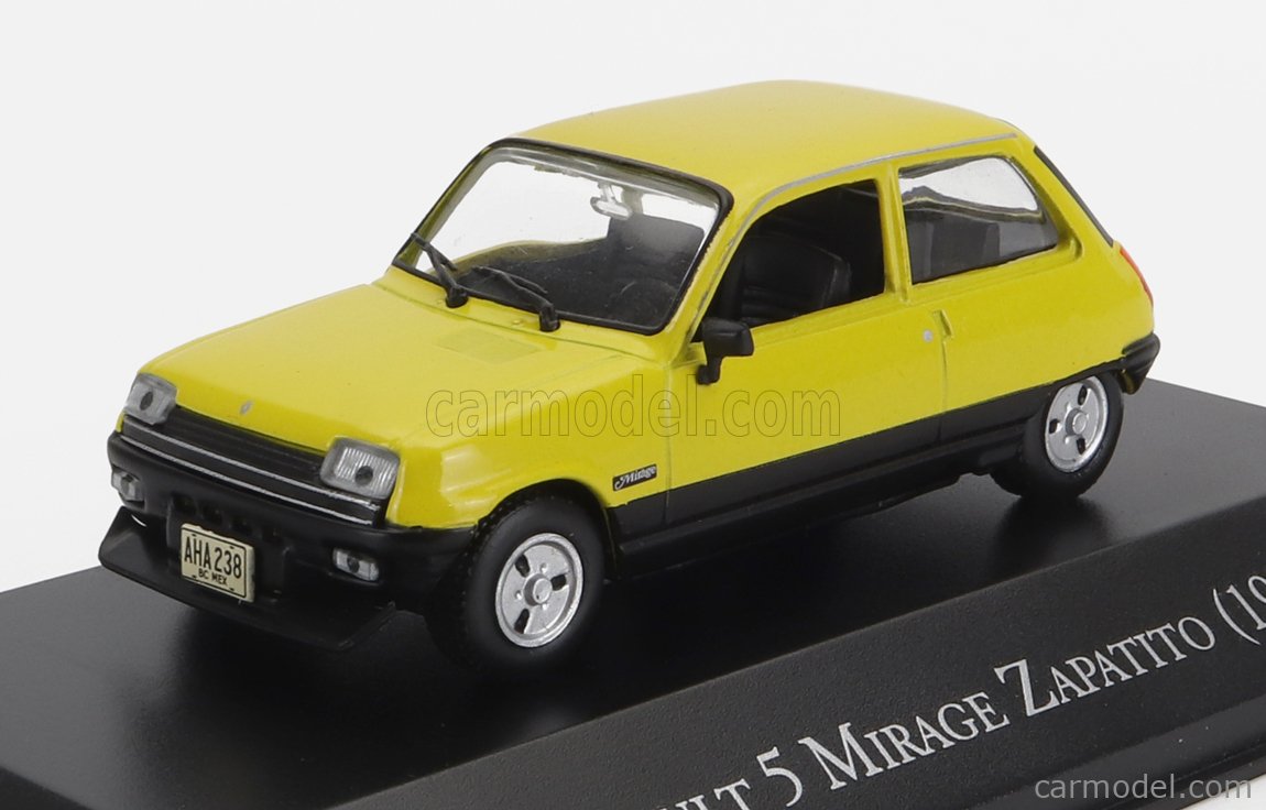 EDICOLA GRANDAUTOMEMOMEX090 Scale 1/43 | RENAULT R5 MIRAGE ZAPATITO ...