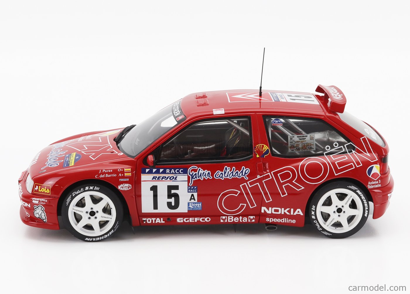 OTTO-MOBILE OT432 Scala 1/18 | CITROEN ZX KIT CAR N 15 RALLY CATALUNYA ...