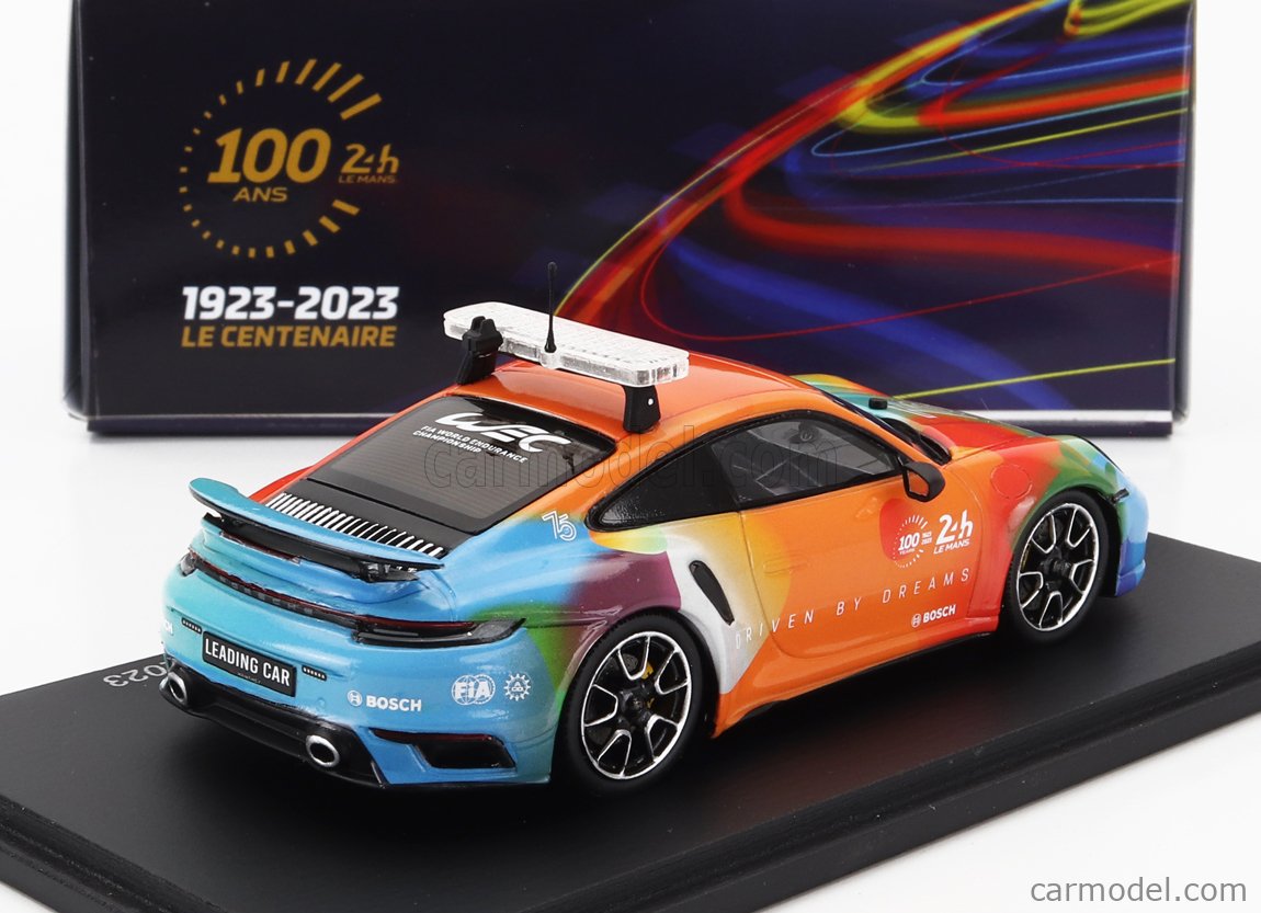 SPARK-MODEL S8773 Scale 1/43 | PORSCHE 911 991-2 TURBO LEADING CAR 24h ...