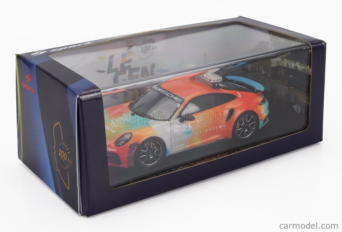 SPARK-MODEL S8773 Scale 1/43 | PORSCHE 911 991-2 TURBO LEADING CAR 24h ...
