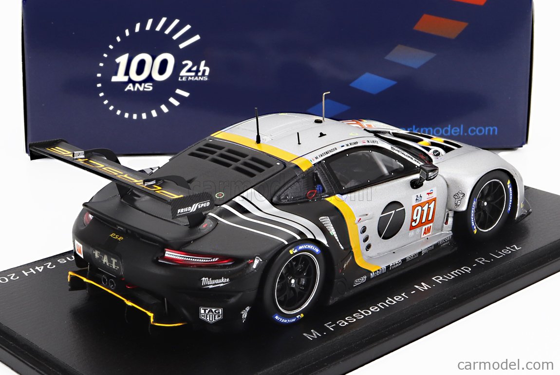 SPARK-MODEL S8771 Scale 1/43 | PORSCHE 911 991-2 RSR-19 4.2L TEAM PROTON COMPETITION N 911 24h ...
