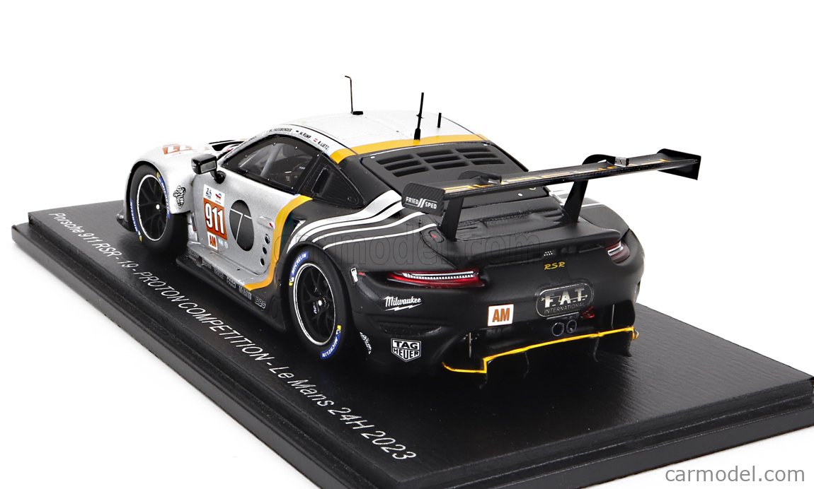 SPARK-MODEL S8771 Scale 1/43 | PORSCHE 911 991-2 RSR-19 4.2L TEAM PROTON COMPETITION N 911 24h ...