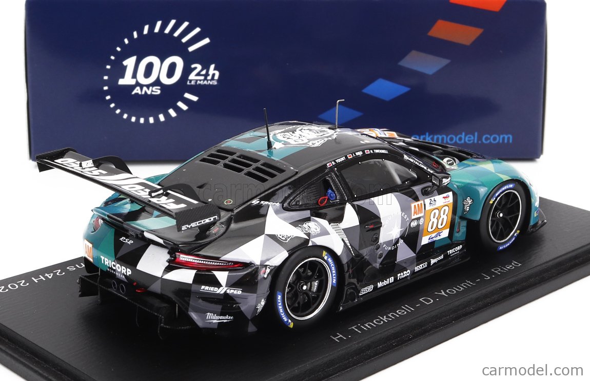 SPARK-MODEL S8768 Echelle 1/43 | PORSCHE 911 991-2 RSR-19 4.2L TEAM PROTON COMPETITION N 88 24h ...