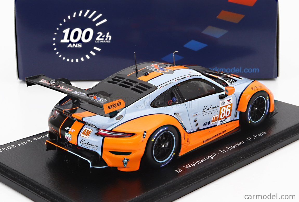 SPARK-MODEL S8767 Scale 1/43 | PORSCHE 911 991-2 RSR-19 4.2L TEAM GR RACING N 86 3rd LMGTE CLASS ...
