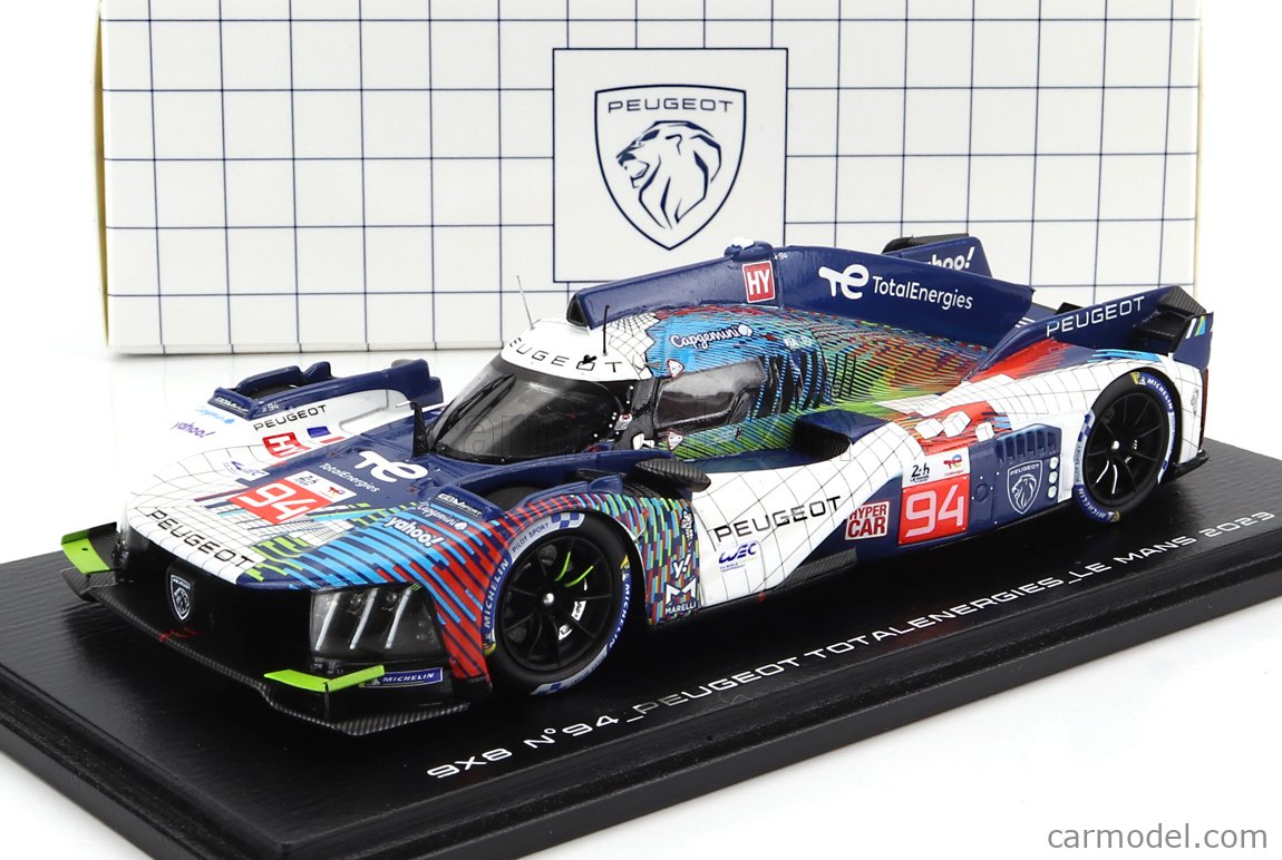 SPARK-MODEL S8730 Echelle 1/43 | PEUGEOT 9X8 X6H 2.6L TURBO V6 TEAM ...