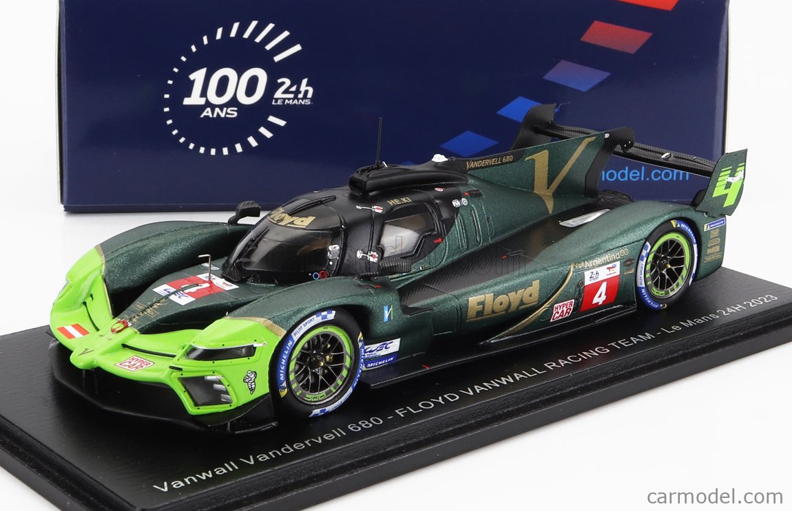 SPARK-MODEL S8722 Scale 1/43 | VANWALL VANDERVELL 680 GIBSON GL458 4.5L ...