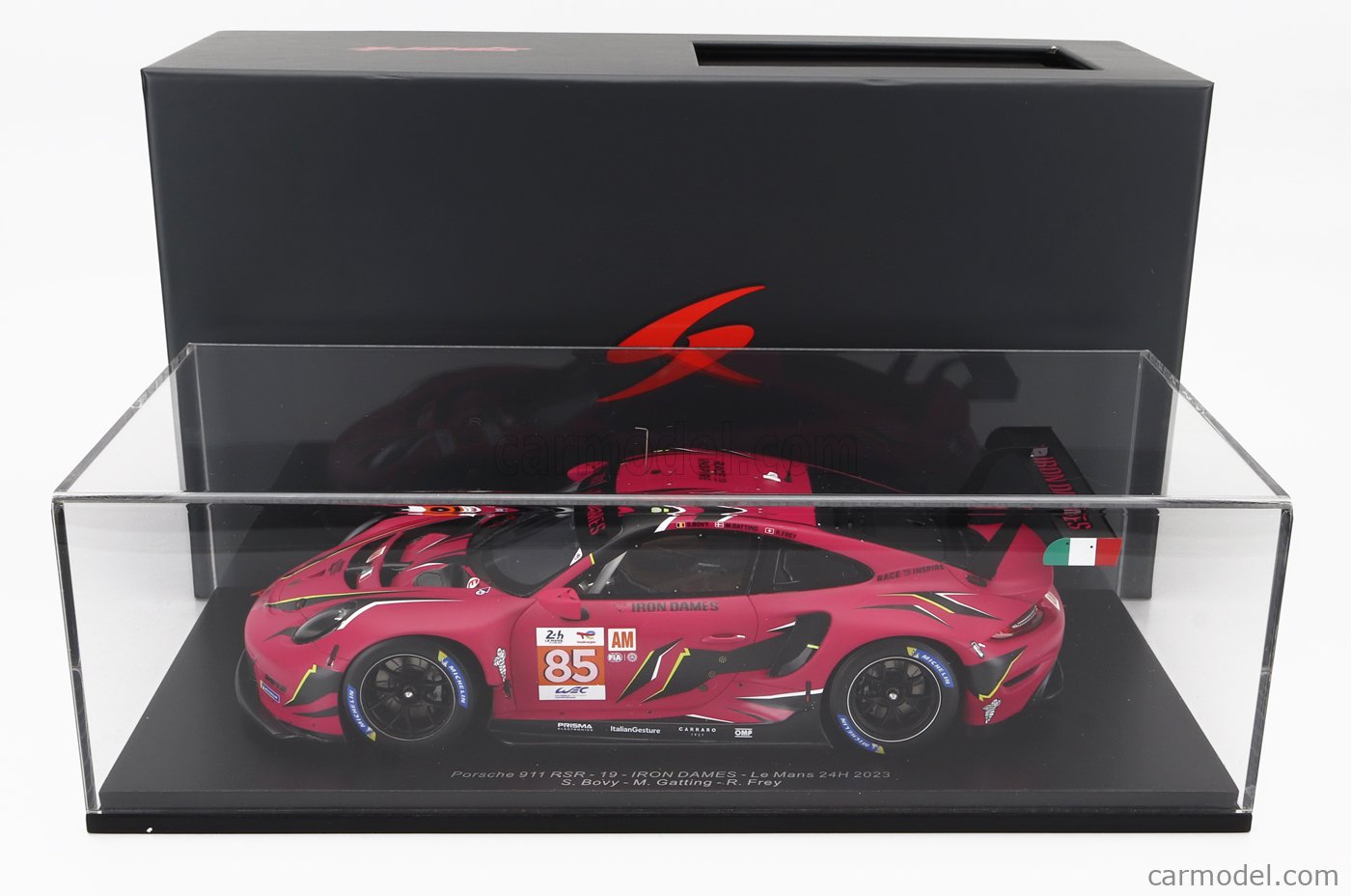 SPARK-MODEL 18S932 Scale 1/18 | PORSCHE 911 991-2 RSR-19 4.2L TEAM IRON ...