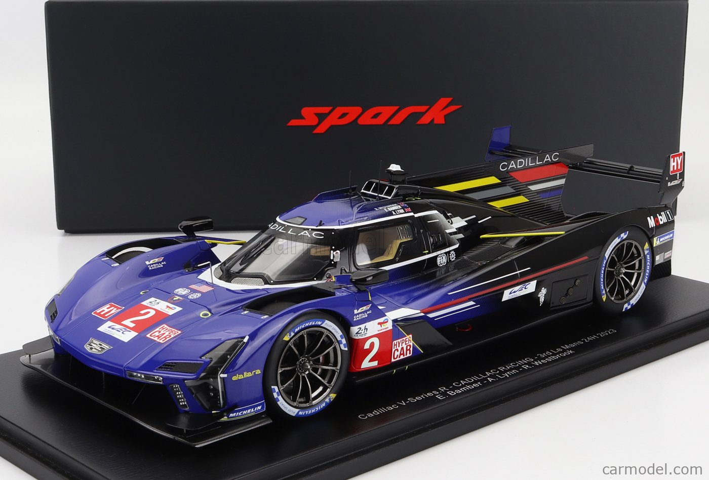 SPARK-MODEL 18S910 Scale 1/18 | CADILLAC V-SERIES-R LMC55R 5.5L V8 TEAM CADILLAC RACING N 2 3rd ...