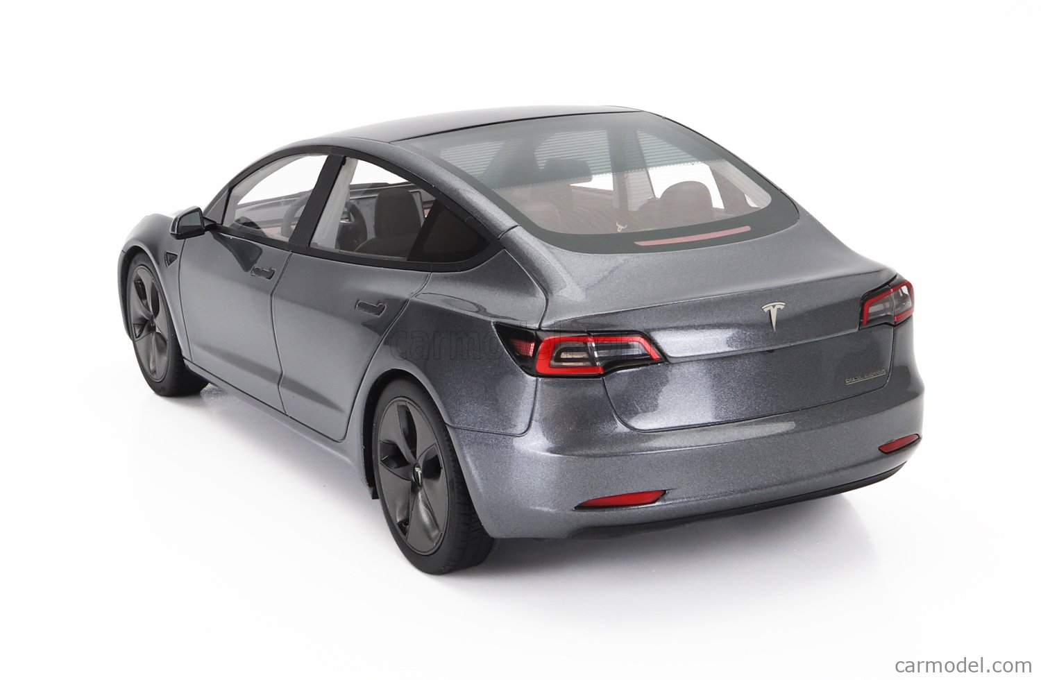 LS-COLLECTIBLES LS086E Scala 1/18 | TESLA MODEL 3 2021 MIDNIGHT SILVER MET