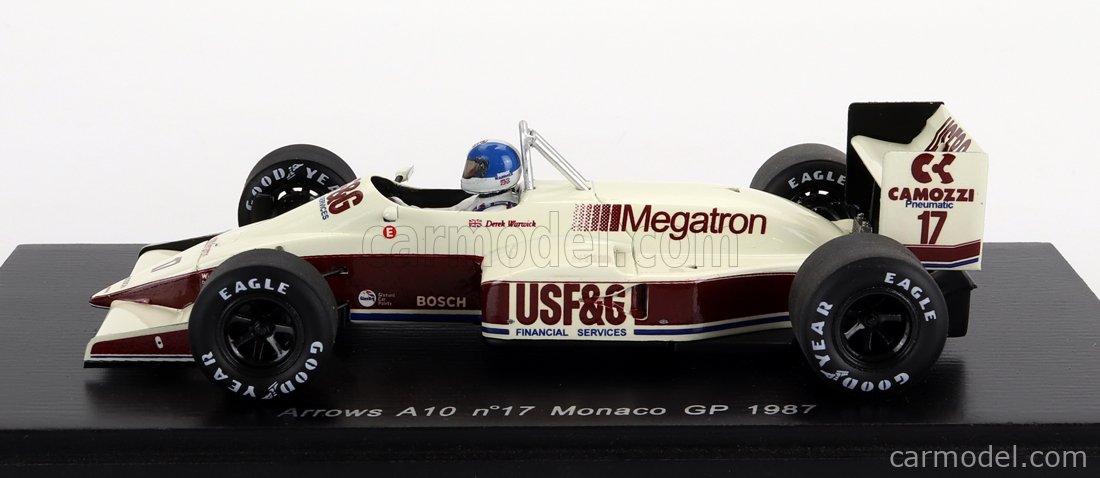 SPARK-MODEL S1796 Масштаб 1/43 | ARROWS F1 A10 N 17 MONACO GP 1987 ...