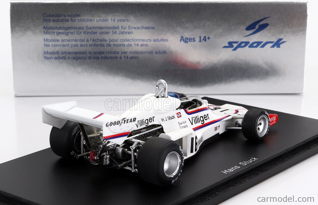 SPARK-MODEL S3832 Escala 1/43 | SHADOW F1 DN8 N 16 BRAZILIAN GP 1978 ...
