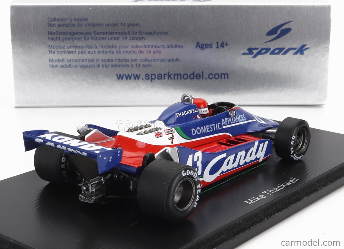 SPARK-MODEL S1885 Escala 1/43 | TYRRELL F1 010 CANDY N 43 CANADIAN GP ...