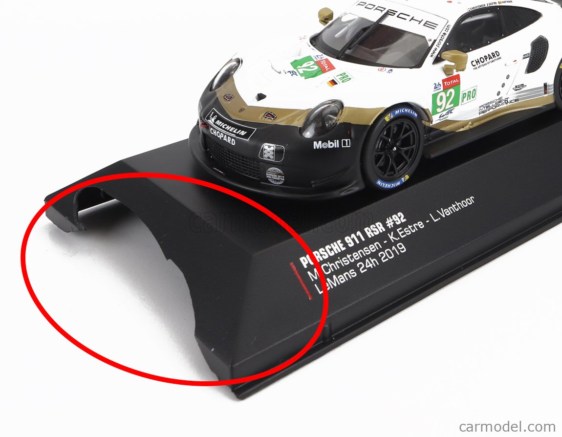 IXO-MODELS 170282 Escala 1/43 | PORSCHE 911 991 RSR 4.0L FLAT-6 PORSCHE ...