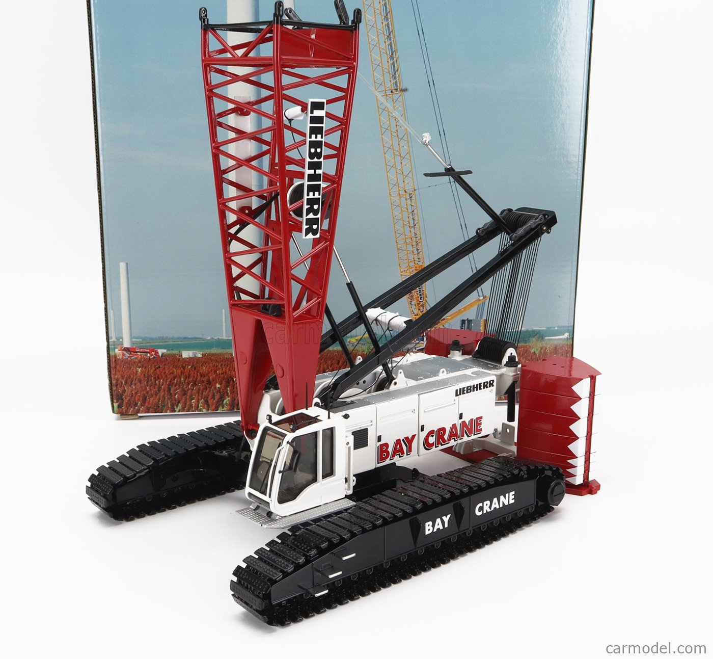 NZG SL78800003 Scale 1/50 | LIEBHERR LR 1300 LITRONIC GRU CRAWLER CRANE ...