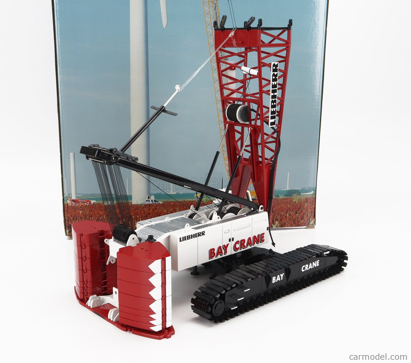 NZG SL78800003 Scale 1/50 | LIEBHERR LR 1300 LITRONIC GRU CRAWLER CRANE ...