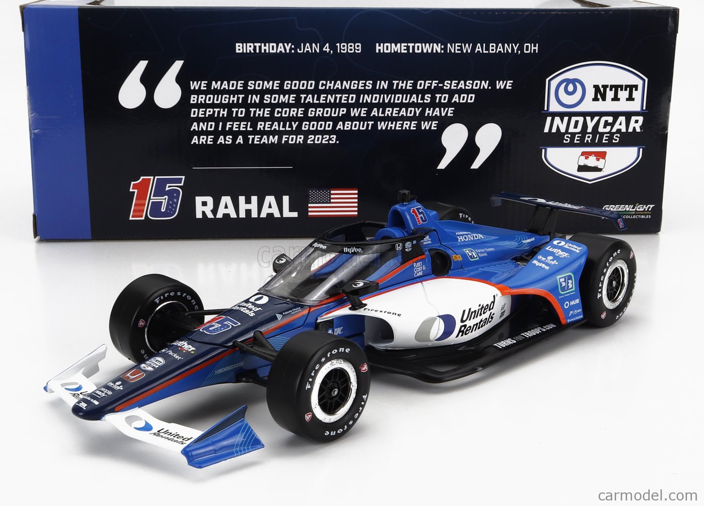GREENLIGHT 11193 Scale 1/18 | HONDA TEAM LETTERMAN LANIGAN RACING N 15 ...
