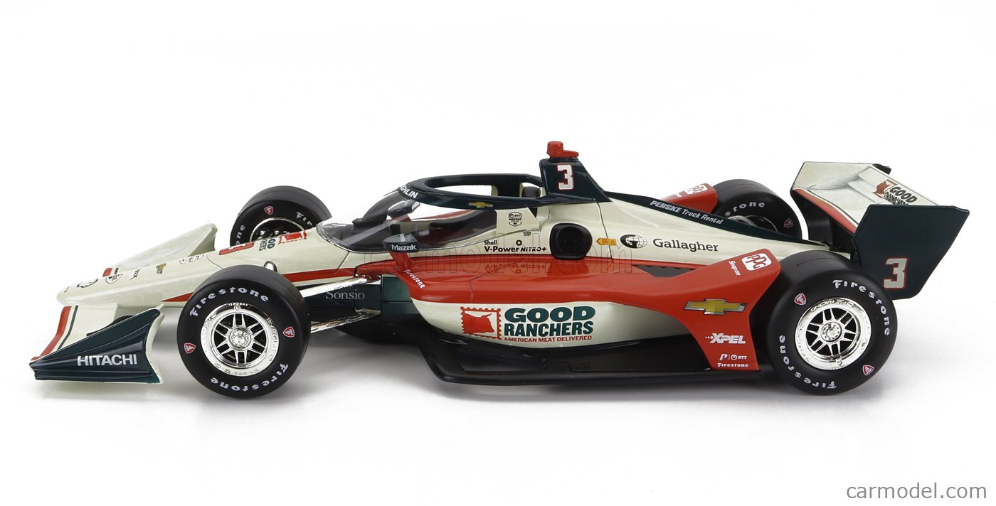 GREENLIGHT 11192 Scale 1/18 | CHEVROLET TEAM PENSKE N 3 INDIANAPOLIS ...