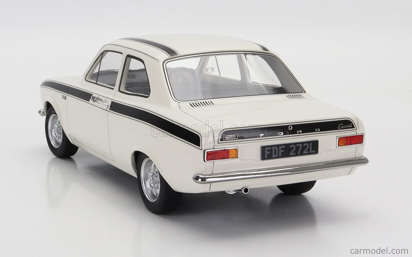 Cult Scale Models Cml063 4 Scale 118 Ford England Escort Mki Mexico 1973 White Black