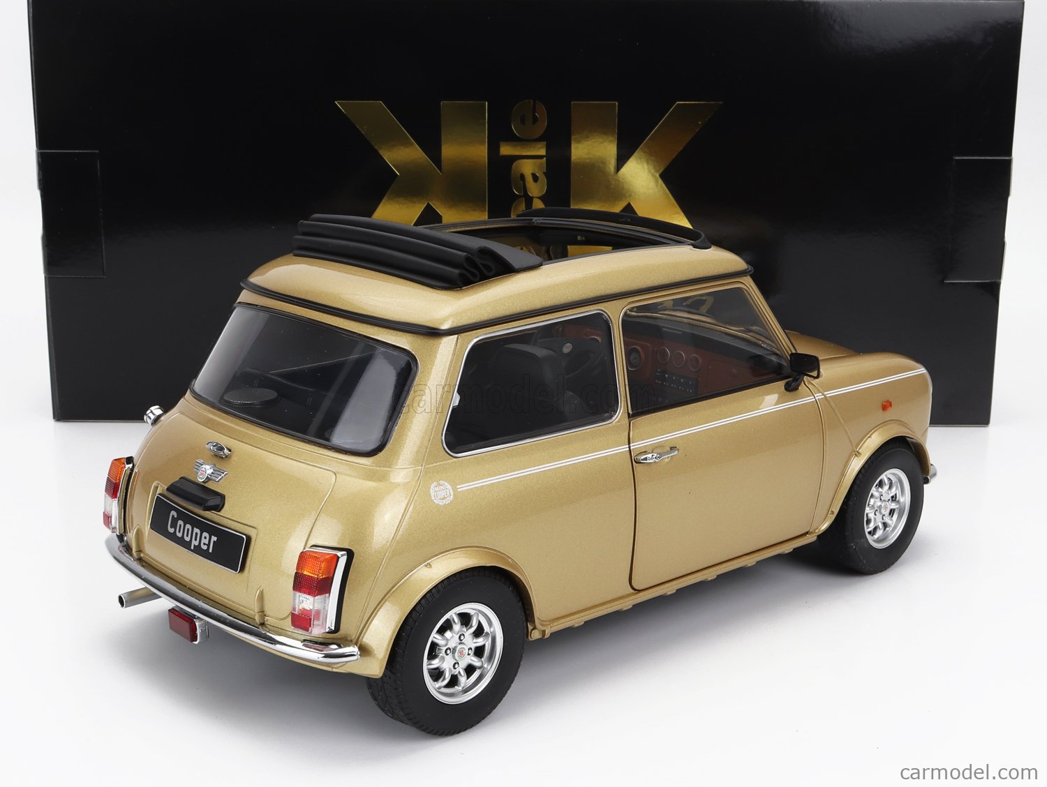 KK-SCALE KKDC120076L Scala 1/12 | MINI COOPER SUNROOF LHD 1992 GOLD MET ...