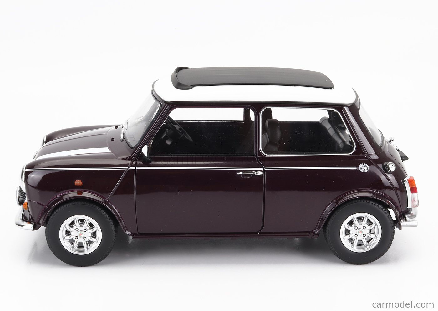 KK-SCALE KKDC120075R Scale 1/12 | MINI COOPER SUNROOF RHD 1992 PURPLE WHITE