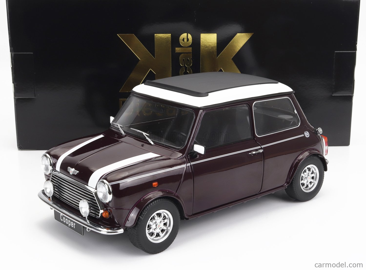 KK-SCALE KKDC120075L Scala 1/12 | MINI COOPER SUNROOF LHD 1992 PURPLE WHITE