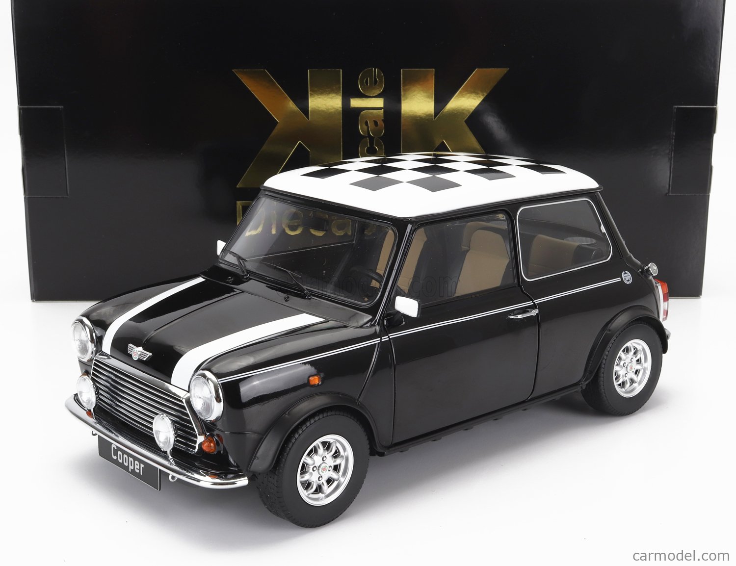 KK-SCALE KKDC120055L Scale 1/12 | MINI COOPER LHD 1992 WITH CHEQUERED ...