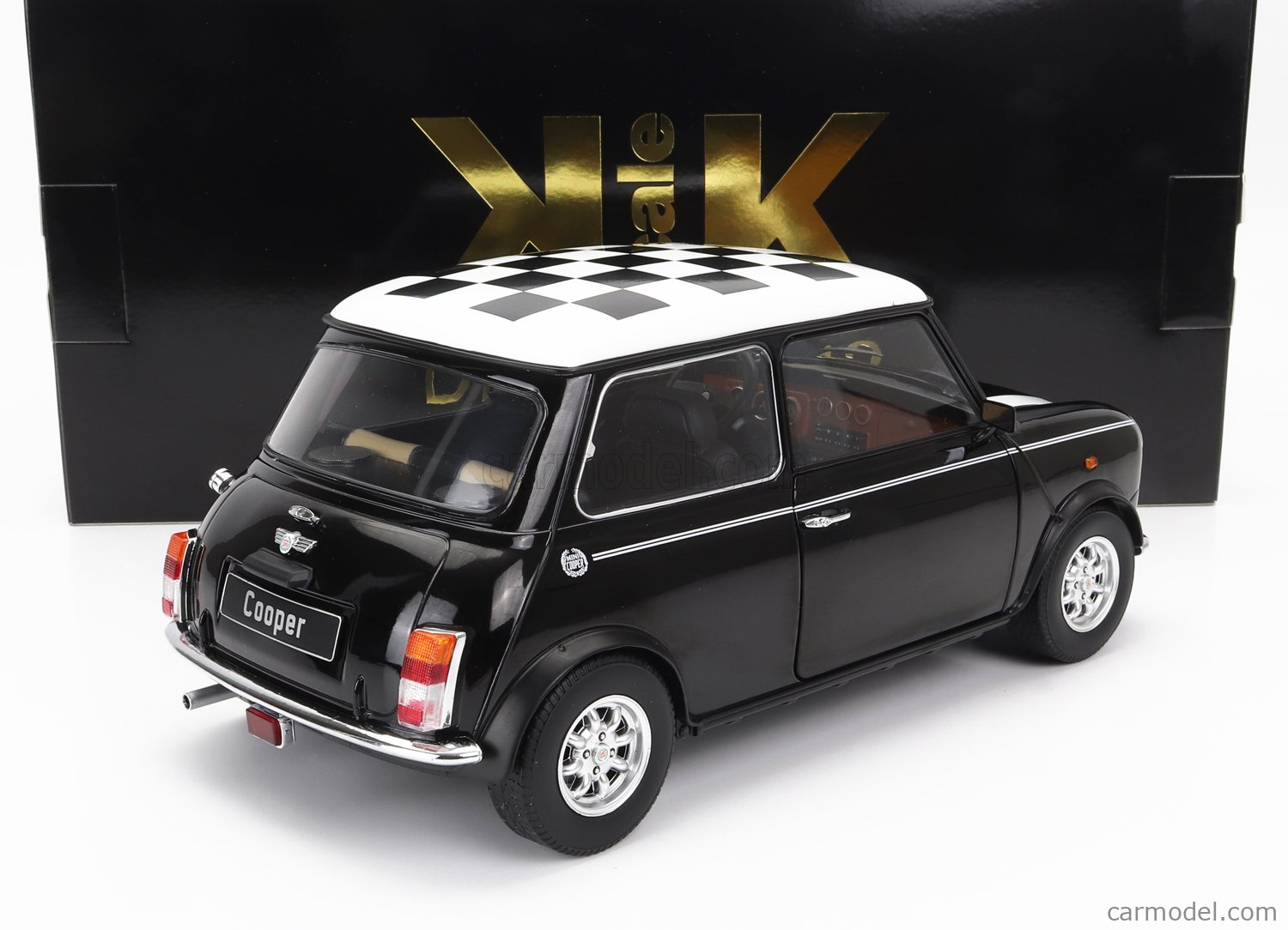 KK-SCALE KKDC120055L Scale 1/12 | MINI COOPER LHD 1992 WITH CHEQUERED ...