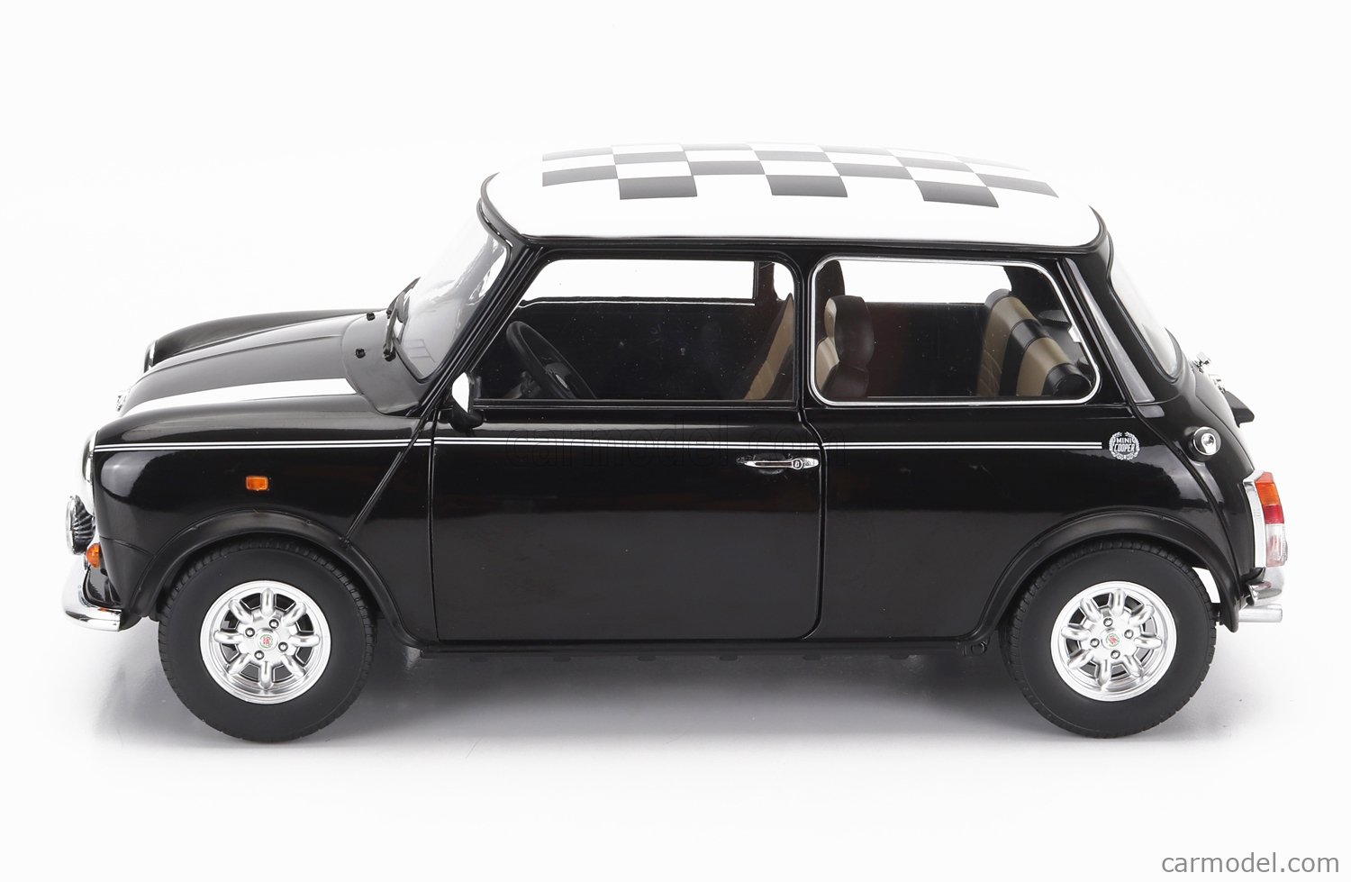 KK-SCALE KKDC120055L Scale 1/12 | MINI COOPER LHD 1992 WITH CHEQUERED ...