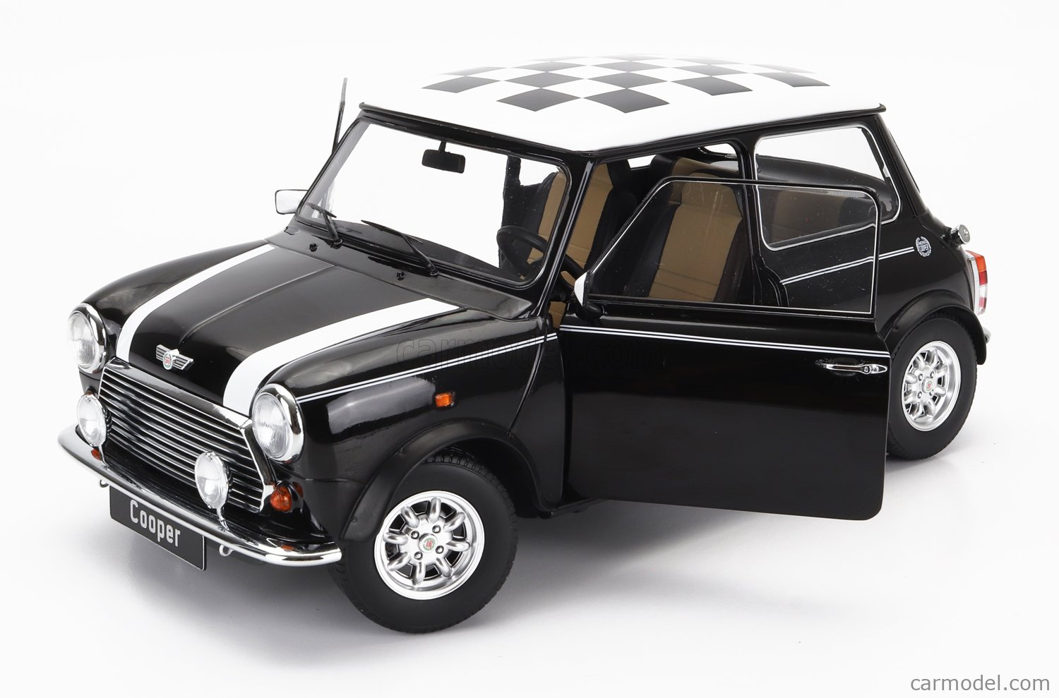 KK-SCALE KKDC120055L Scale 1/12 | MINI COOPER LHD 1992 WITH CHEQUERED ...