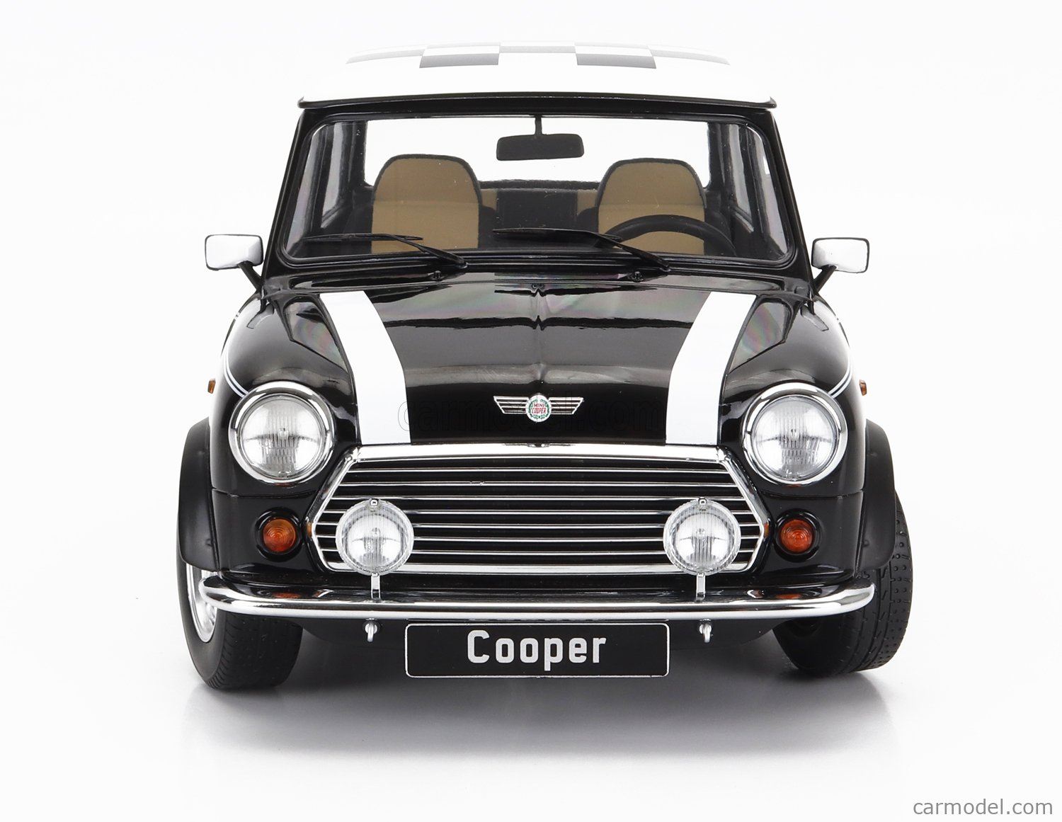 KK-SCALE KKDC120055L Scale 1/12 | MINI COOPER LHD 1992 WITH CHEQUERED ...