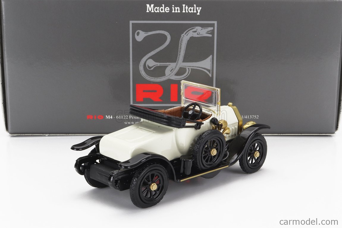 RIO-MODELS 4701 Scale 1/43 | FIAT TIPO 0 SPIDER OPEN 1912 WHITE